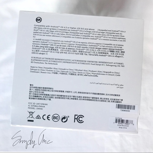 Michael Kors | Accessories | New Mk Unisex Grayson Touchscreen ...